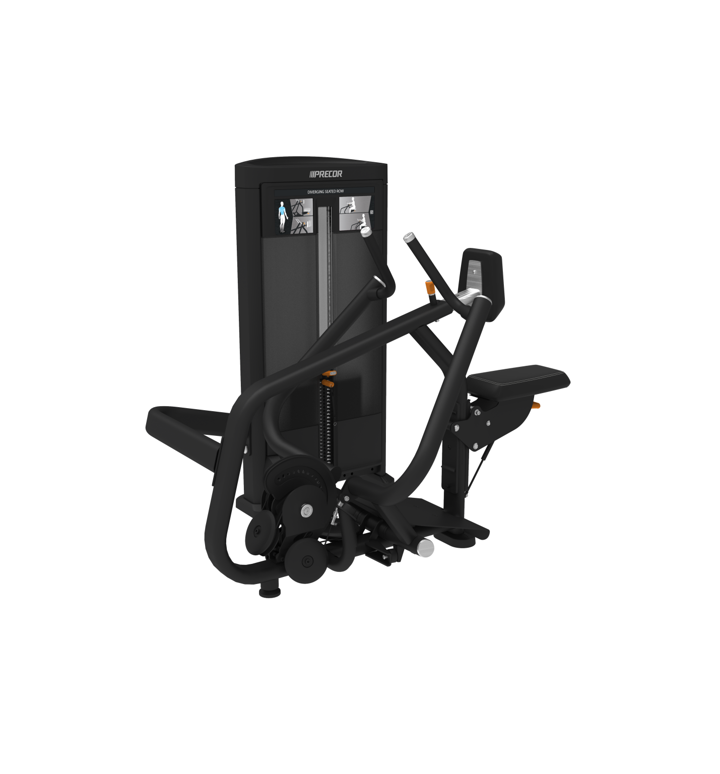 PRECOR Resolute Series - Diverging Seated Row - Direct Fitness ...